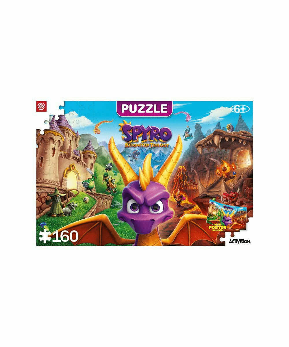 Good Loot - Kids Puzzle: Spyro Reignited Trilogy 160pc Puzzle ...
