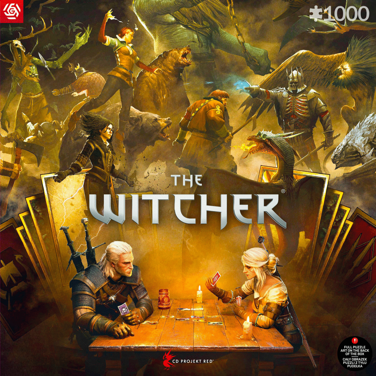 Good Loot - Gaming Puzzle: The Witcher Playing Gwent (1000 pieces ...