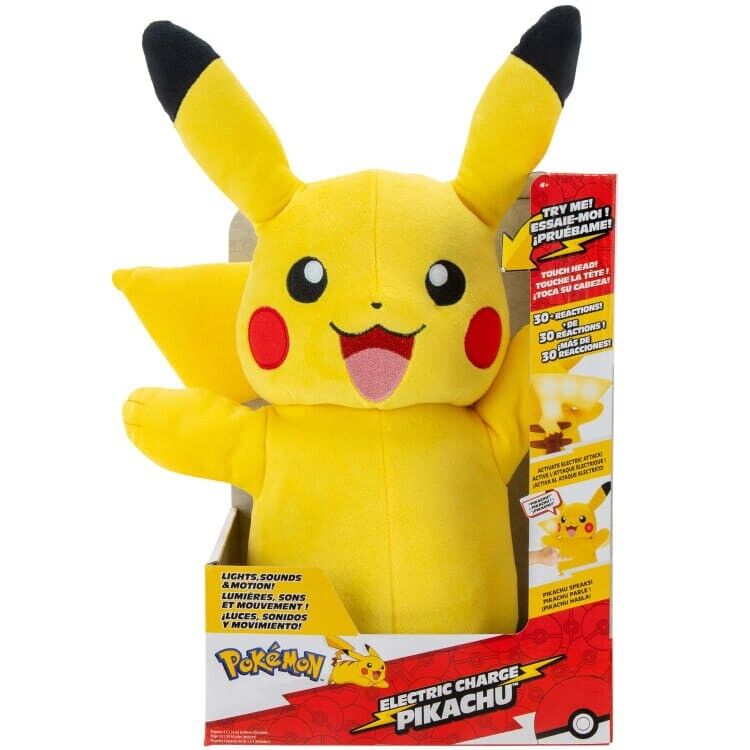 Pokemon: Feature Plush Electric Charge Pikachu – Pavilion Distribution