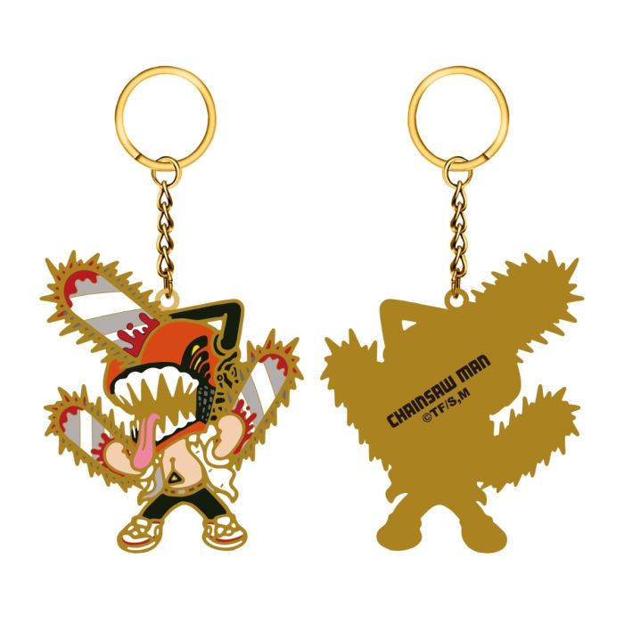 Sakami - Chainsaw Man: Enamel Metal Keychain - Chainsaw Man Chibi Desi ...