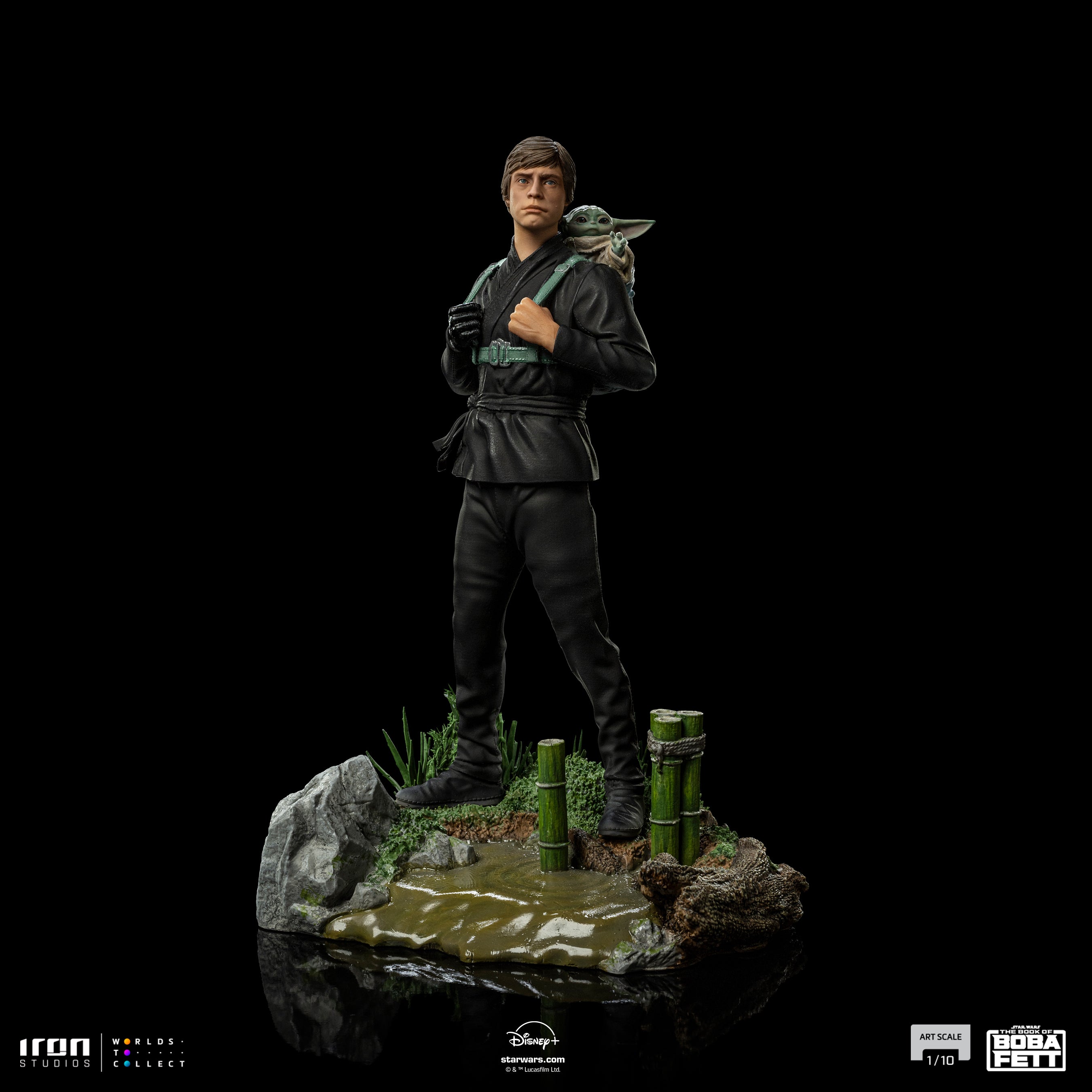 Book of Boba Fett: Luke Skywalker and Grogu Training 1/10 Scale Figure ...