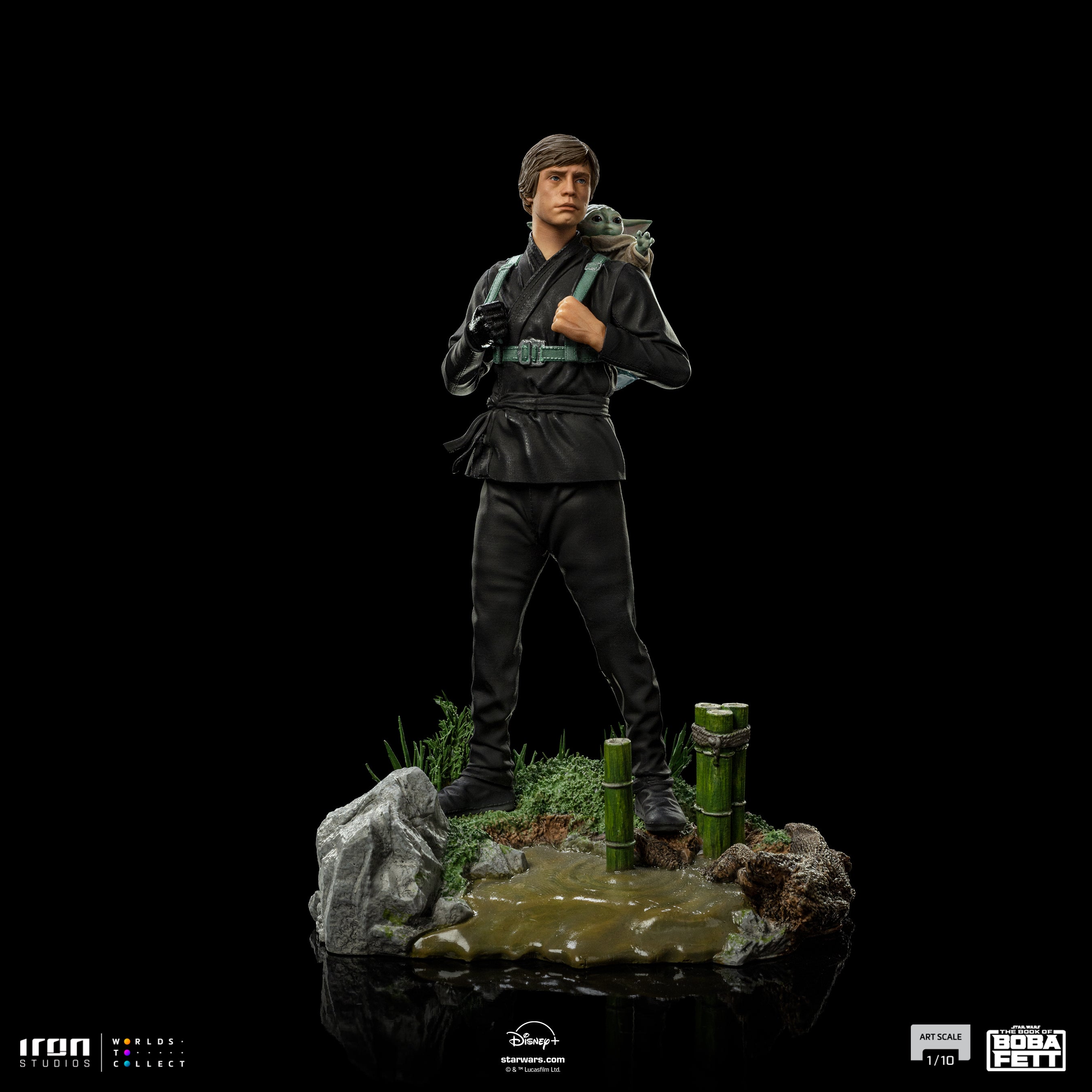 Book of Boba Fett: Luke Skywalker and Grogu Training 1/10 Scale Figure ...