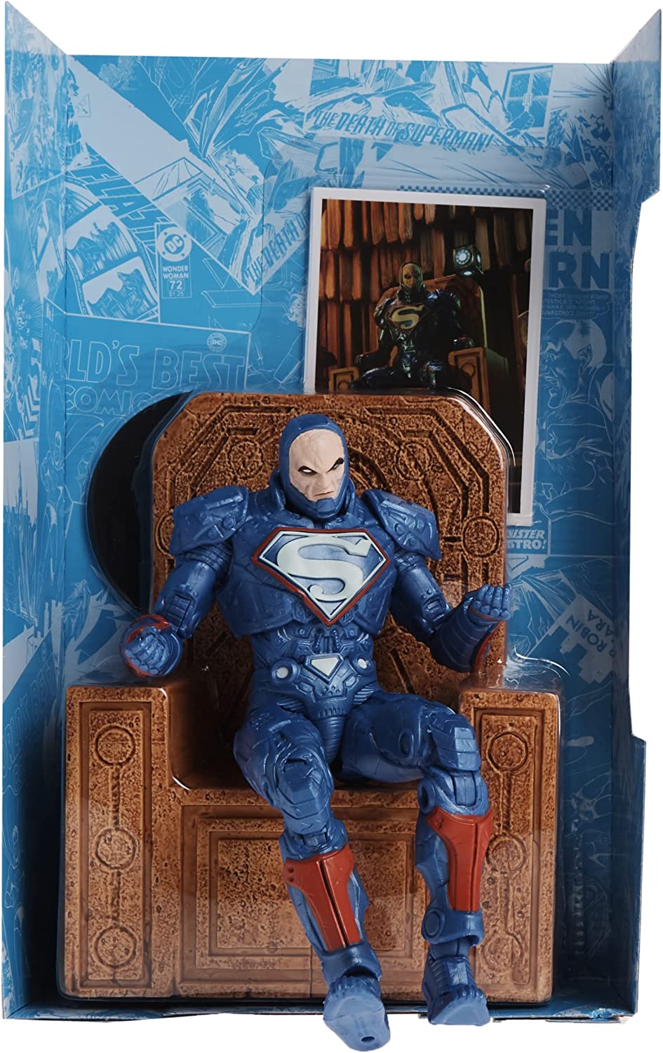 McFarlane - DC Justice League Lex Luthor in Power Armor (Blue Suit) 7 ...